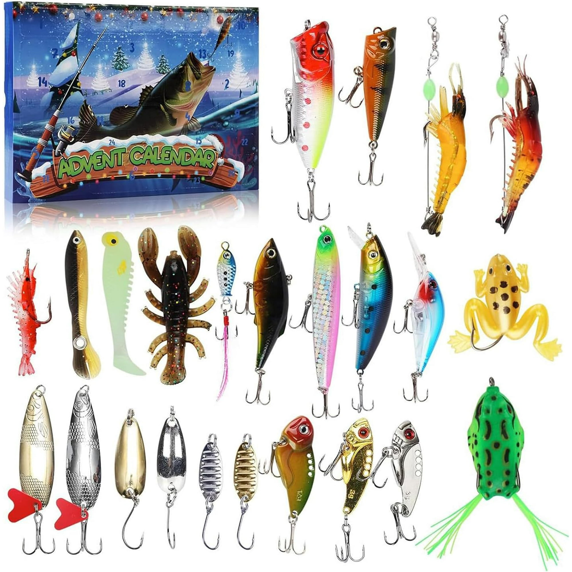 Click here for Topsales Fishing Advent Calendar Fishing Lure Adve... prices