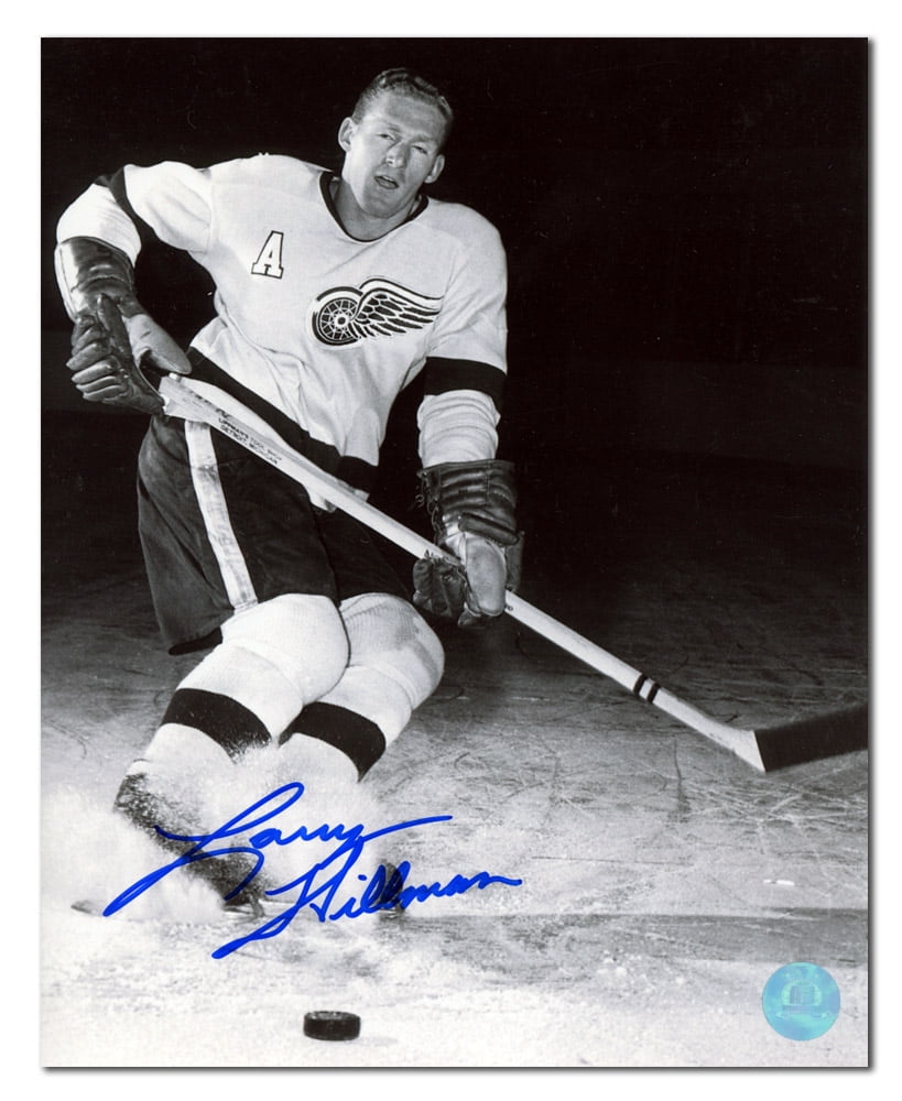 Larry Hillman Detroit Red Wings Autographed Original 6 Hockey 8x10 ...