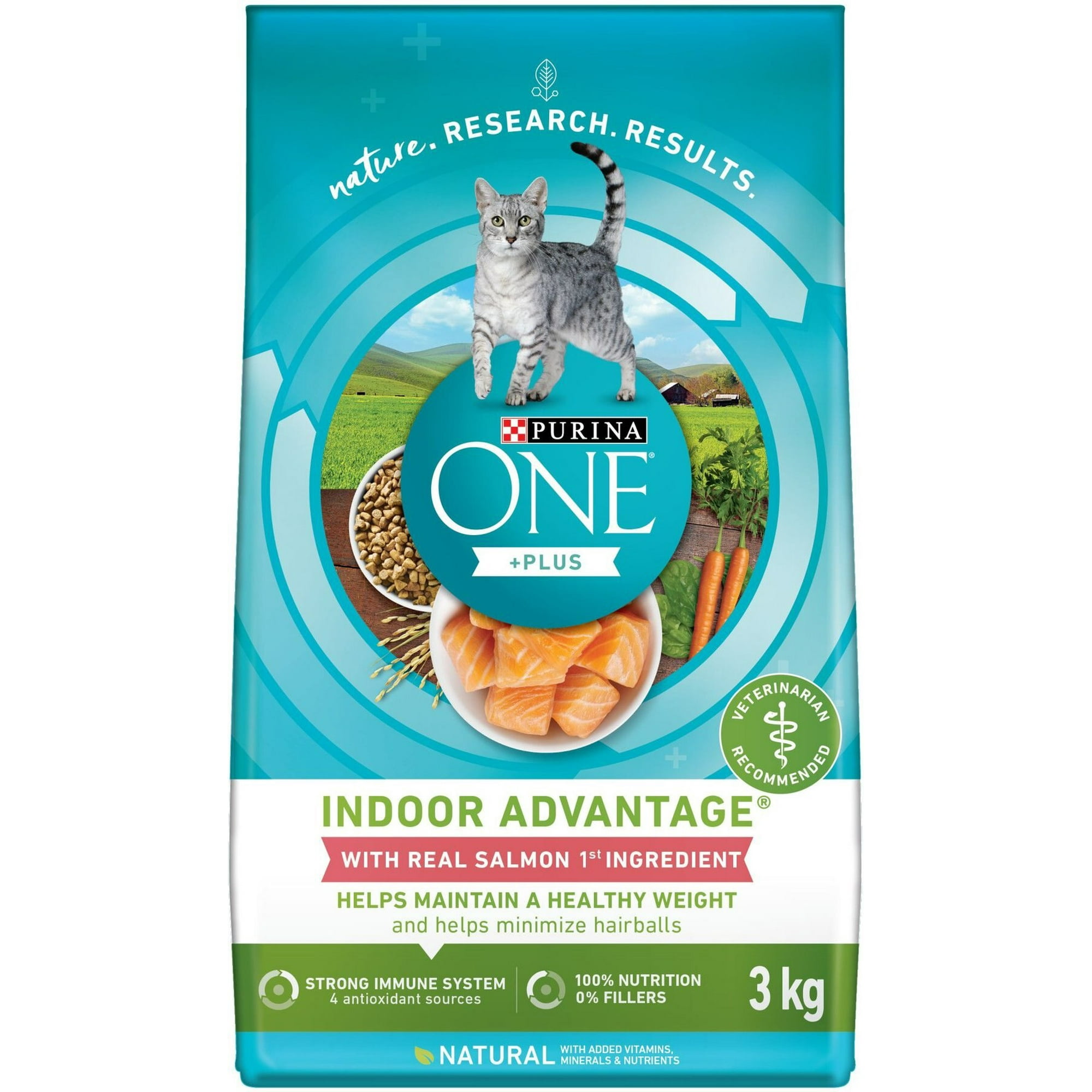 Click here for Pack Of 2 - Purina One +Plus Indoor Advantage Salm... prices