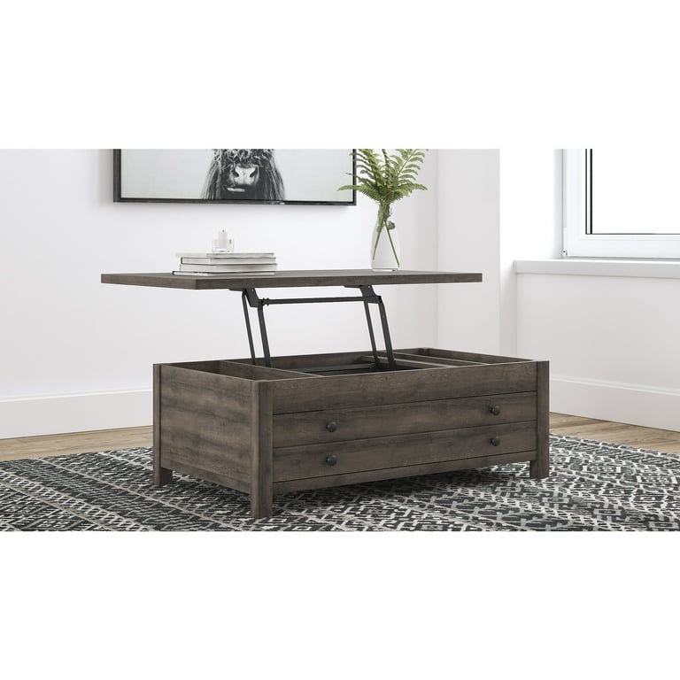 Arlenbry coffee table with lift top store