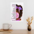 AIOE African American Girl Wall Art Black Art-Inspirational Positive ...