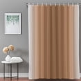Art Coffee Brown Shower Curtain, Vintage White Brown Ombre Farmhouse ...
