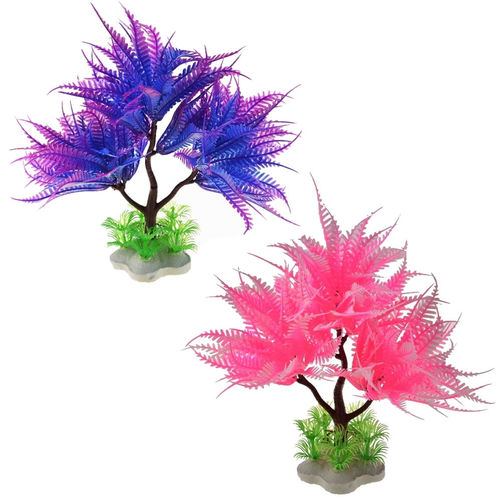 Aquarium plants, 2-piece artificial aquarium plants, used for aquarium ...