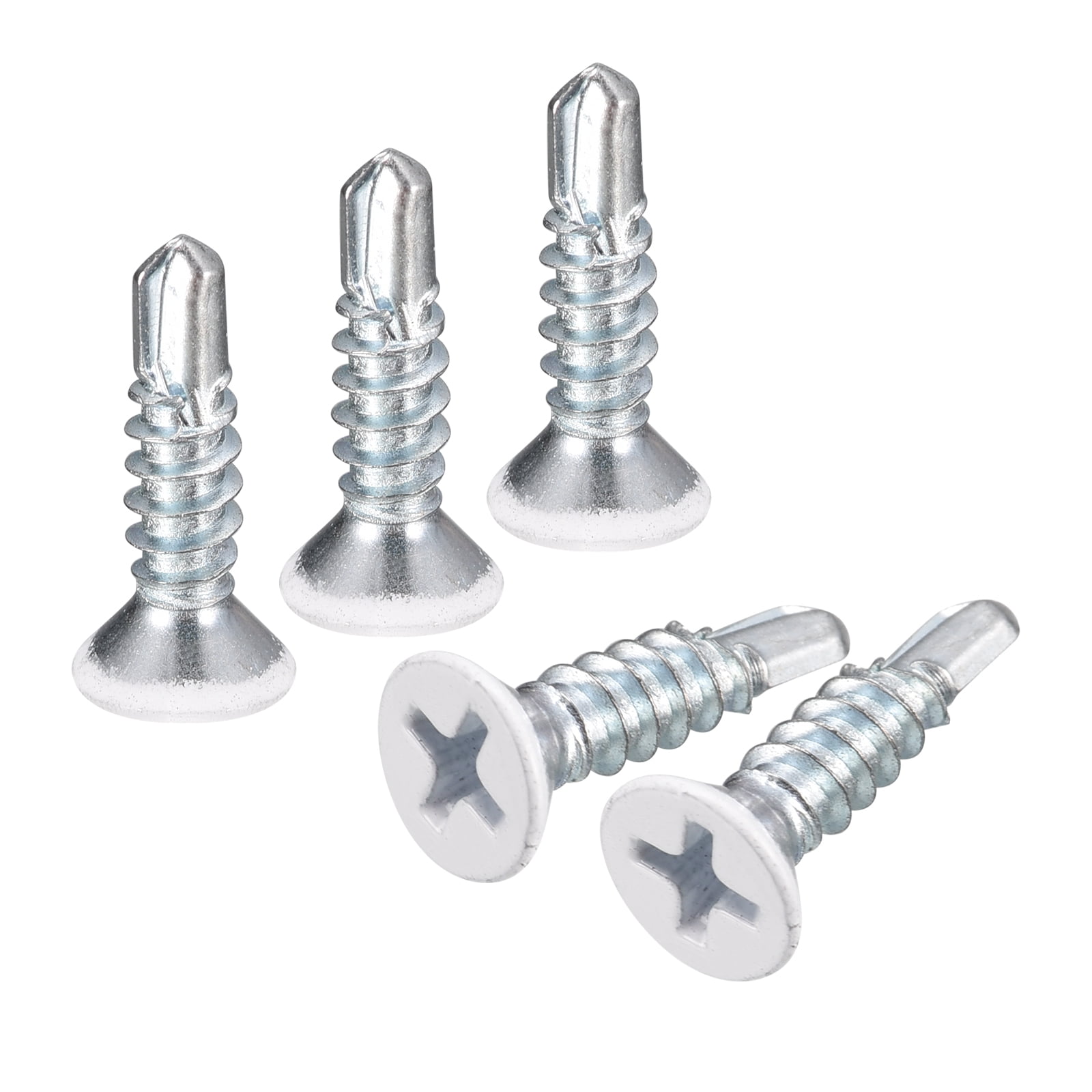 Click here for Uxcell #8 X 3/4 White Screws Self Drilling Screws... prices