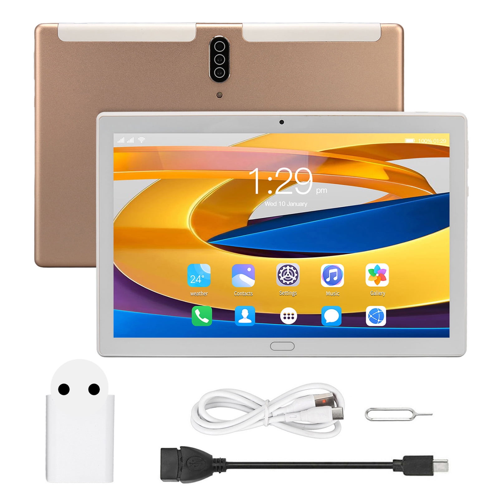 Tablet Sincero de 10.1 pulgadas 6 GB RAM 128 GB ROM pantalla táctil HD ...