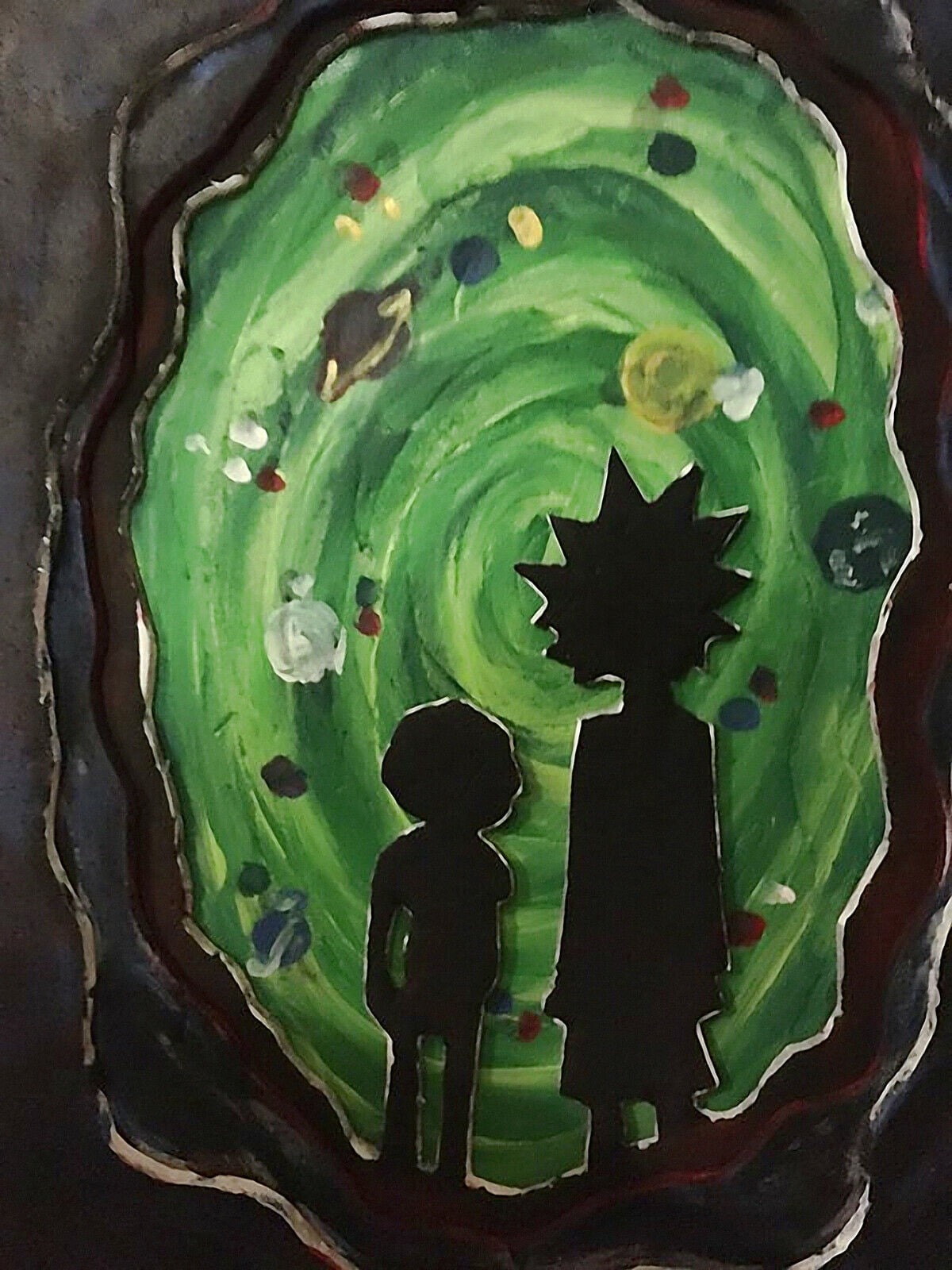 Rick and Morty Portal IV - CANVAS or PRINT WALL ART - Walmart.com