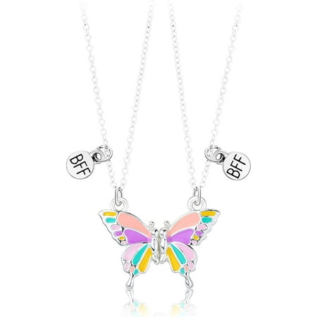 Magnetic Matching Butterfly Friendship Necklace - 2 pcs/set Best ...