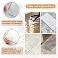Anyrose 46" x 55" Glass Chair Mat, Heavy Duty Hard Tempered Glass Mat ...