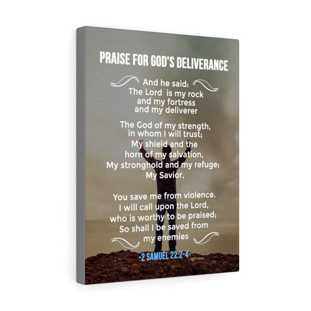 Scripture Walls Praise For God's Deliverance 2 Samuel 22:24 Bible Verse ...