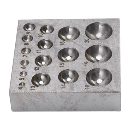 Doming Block, Multi Anvil Diameter Dapping Block Metal Forming Tool ...