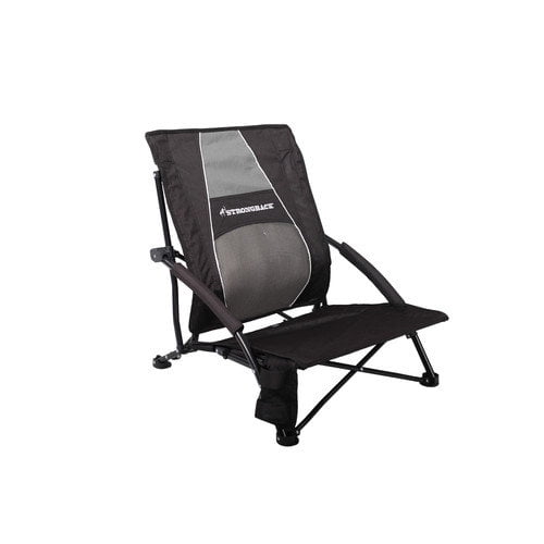 STRONGBACK Low Gravity Beach Chair with Lumbar Support, Lime Green ...