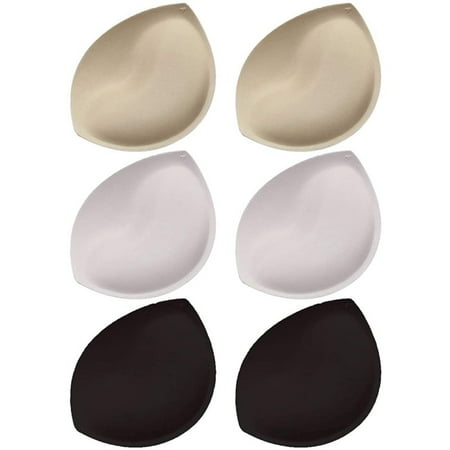 6Pair Bra Inserts Pads Breast Enhancer Insert Bra Padding - Push Up ...