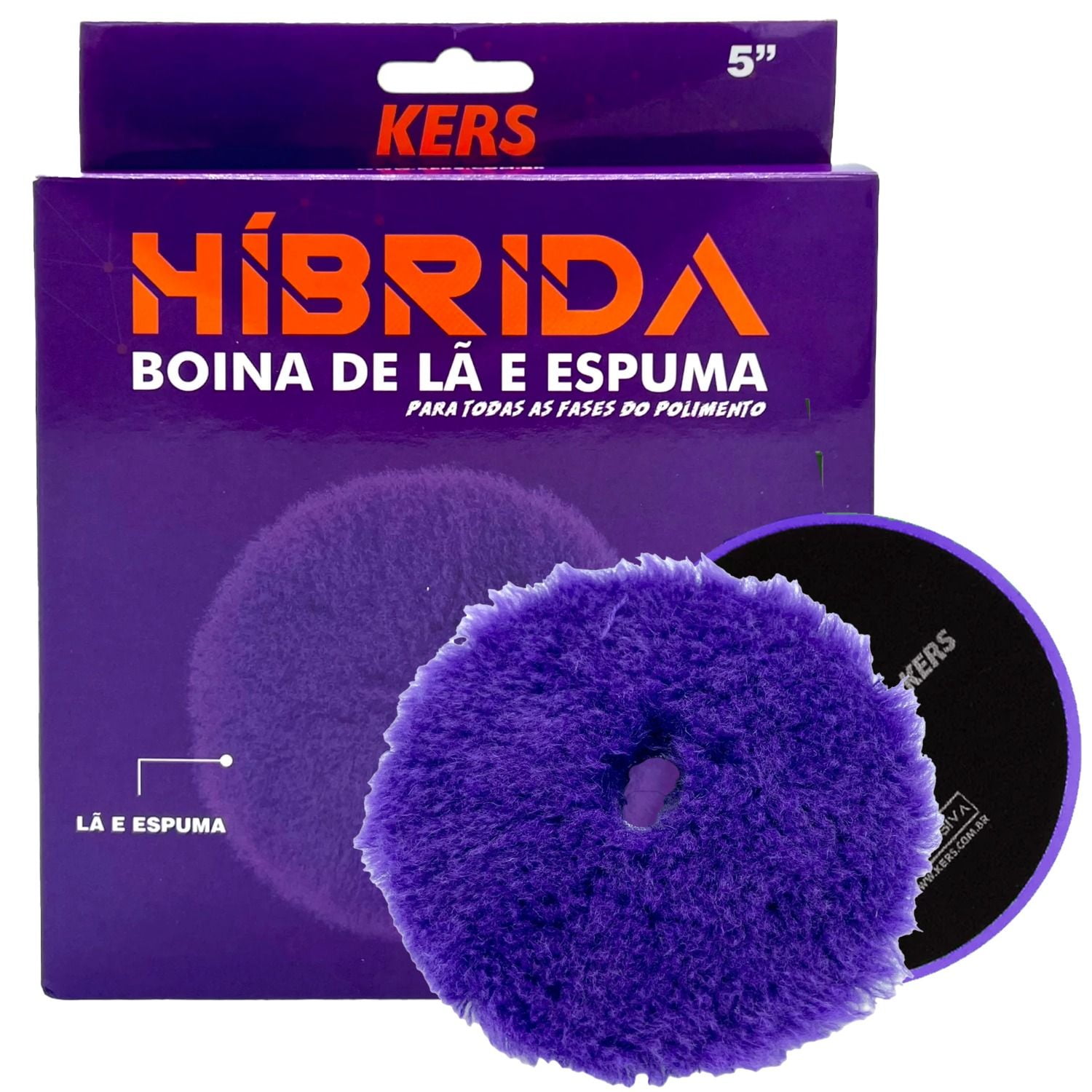 Borla Hibrida Kers Color Morado 5 pulgadas Esponja de Corte | Walmart ...