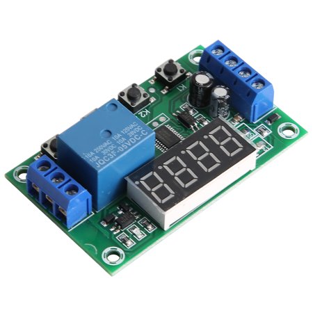 Timer Module, 5V Relay Module 1 Channel Timer Delay Relay LED Display ...