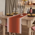 Art Red Table Runner, Vintage Red Brown Ombre Farmhouse Rustic Country ...