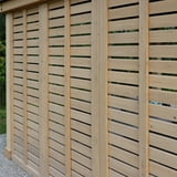 Yardistry 10' Meridian Wood Privacy Wall - Walmart.com
