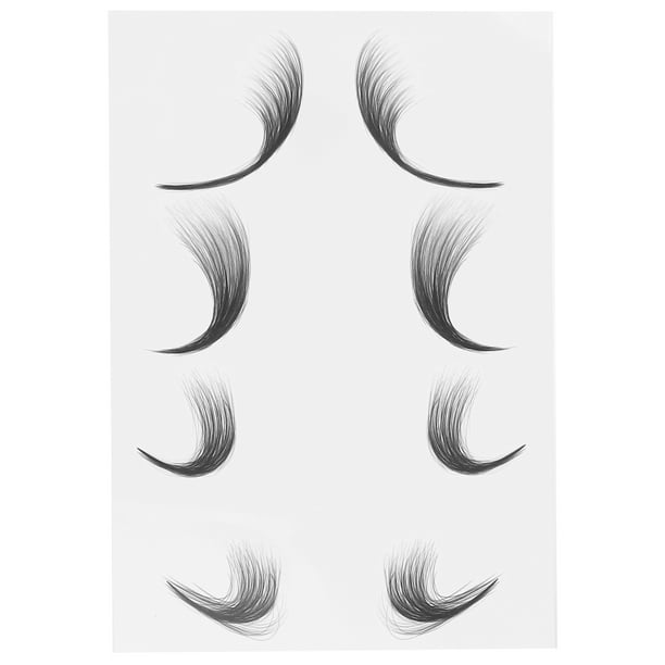 Edge Hair Sticker,Hair Tattoo Sticker Edges Hairline Sticker Fake ...