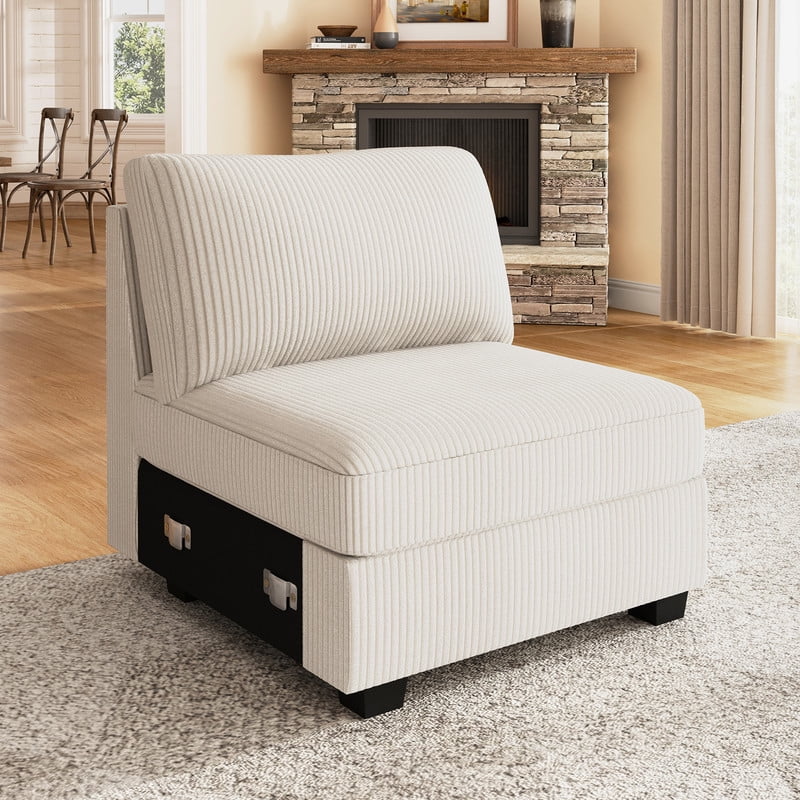 Click here for Honbay Middle Seat Of Modular Sectional Corduroy S... prices