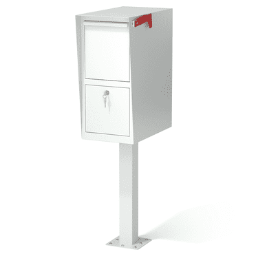 Secure, Anti-Pry Locking USPS Approved Heavy duty, Steel Metal Post ...