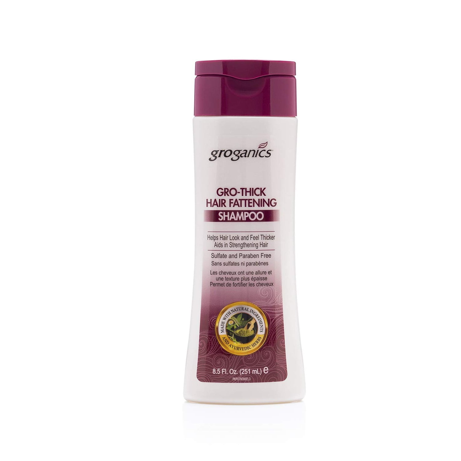 Groganics Gro-Thick Hair Fattening Shampoo 8.5 oz - Walmart.com