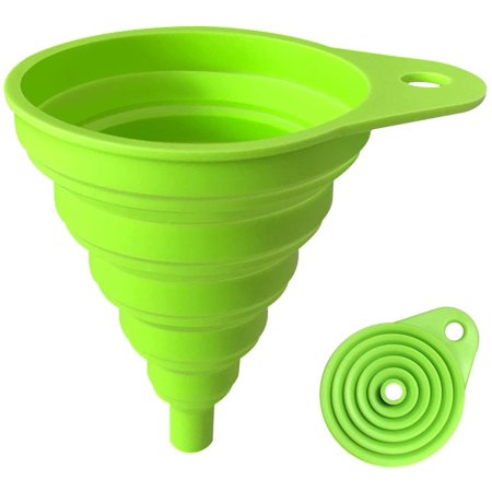 Silicone Collapsible Funnel , Kitchen Gadgets Foldable Funnel | Walmart ...