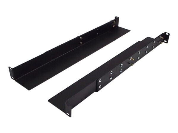 CNAweb 1U Adjustable Angled Network Brackets Rail Kit for Accessories ...