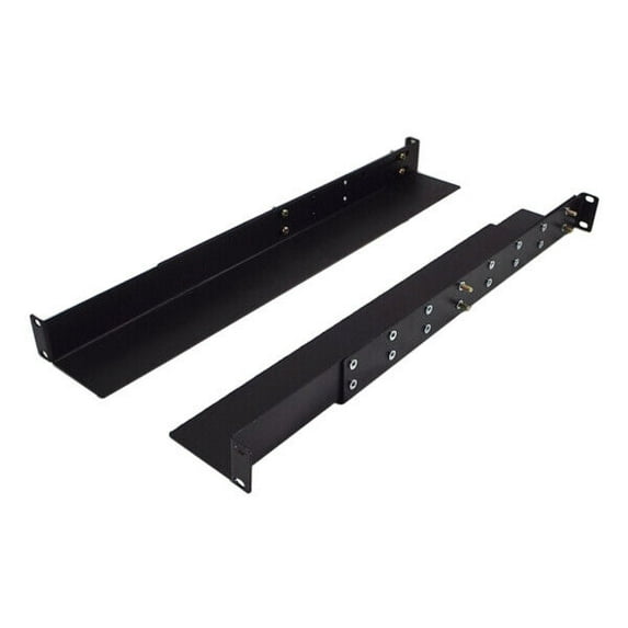 CNAweb 1U Adjustable Angled Network Brackets Rail Kit for Accessories ...
