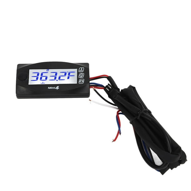 Motorcycle Thermometer Way Connector,Motorcycle Blue Lighting LCD ...