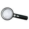 Magnifying Glass 5X 13X 20X Handheld Magnifier UV Light with 30pcs LED ...