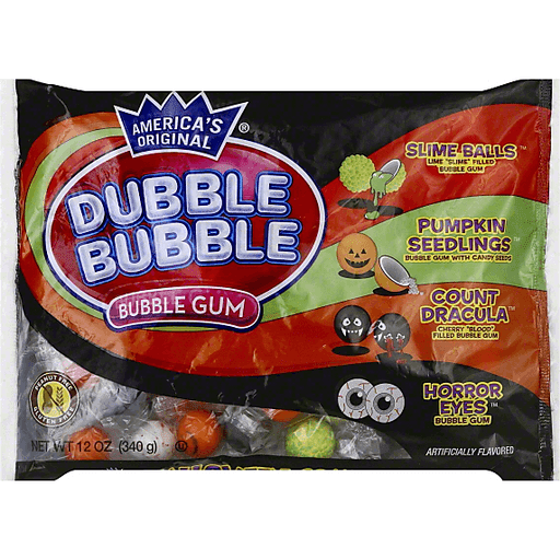 Dubble Bubble Halloween Combo Bubble Gum, 12 Ounce Bag - Walmart.com ...