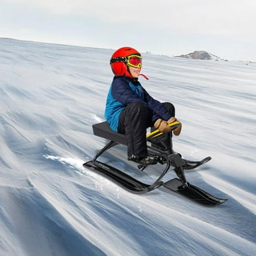 Zipfy Classic Freestyle Mini Luge Ride On Downhill Speedster Snow Sled ...