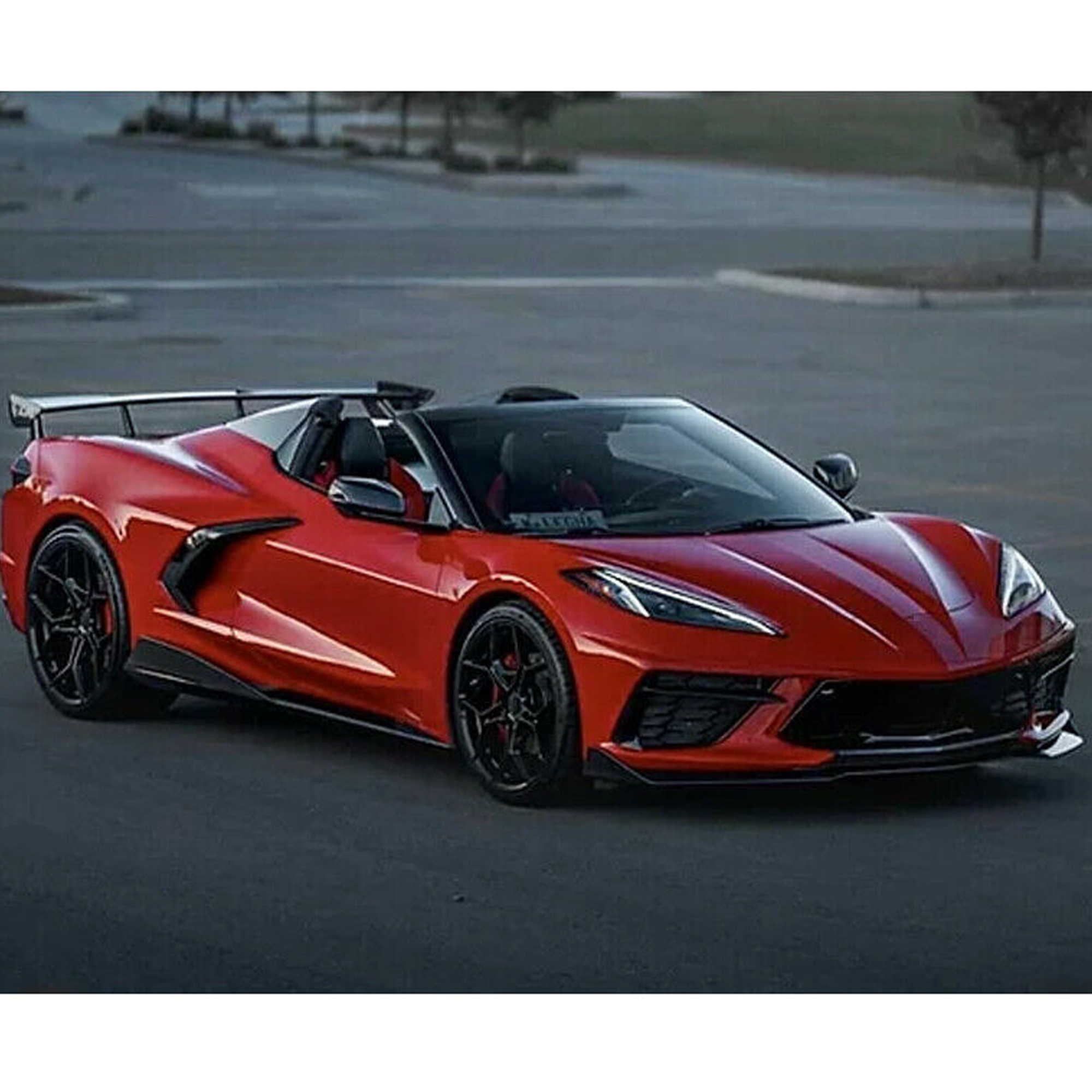 Vicrez V5R Front Splitter vz102321 | Chevrolet Corvette C8 2020-2022 ...