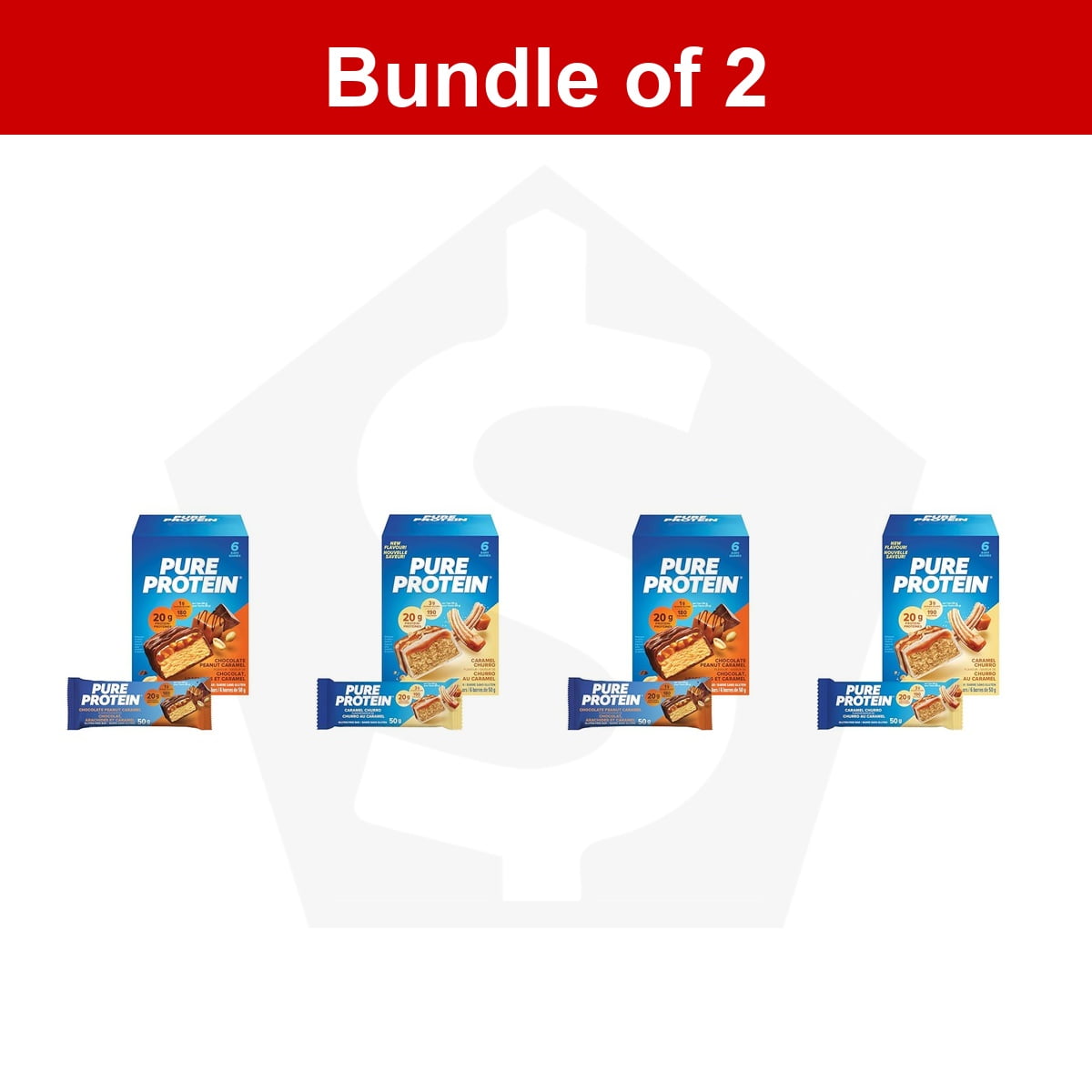Bundle of 2 - Pure Protein Bars - Nutritious, Gluten Free protein bar ...