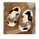 Cute Animal Slipper For Women Girls Kawaii Fluffy Winter Warm Slippers Woman Cartoon Milk Cow ...