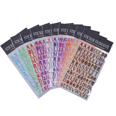 Sticko Alphabet Stickers-Watercolor - Walmart.com