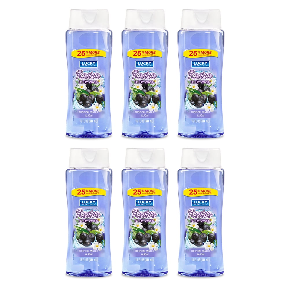 Lucky Super Soft Revive Body Wash. Soothes, Softens and Moisturizes ...