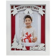 FINE PHOTO GIFTS 4" x 6" Light Up Christmas Resin Picture Frame with ...