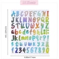 10 Sheet PVC Self-adhesive Label Stickers DIY Scrapbooking Letter A~Z ...