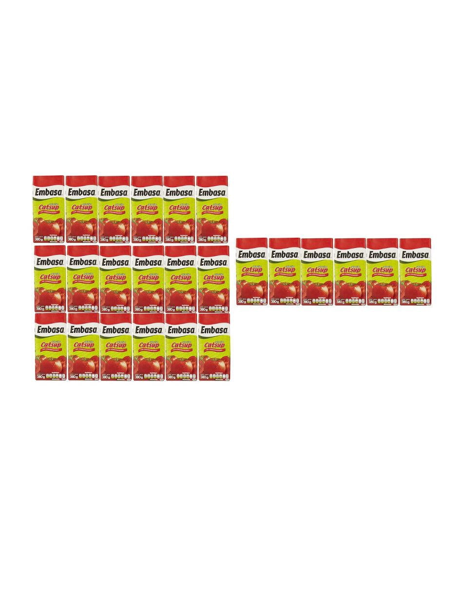 Pack de 24 Salsa Embasa Catsup Tetra 380gr Embasa Catsup Tetra ...