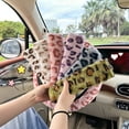 Seat Belt Pad,Universal Cute Plush Leopard Print Soft Car Safety Belt ...