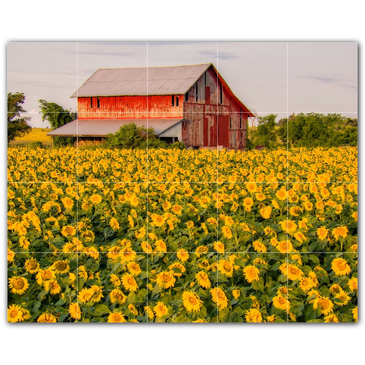 Picture-Tiles.com: Farm Ceramic Tile Wall Mural WAL500573-54L. 40"W x ...