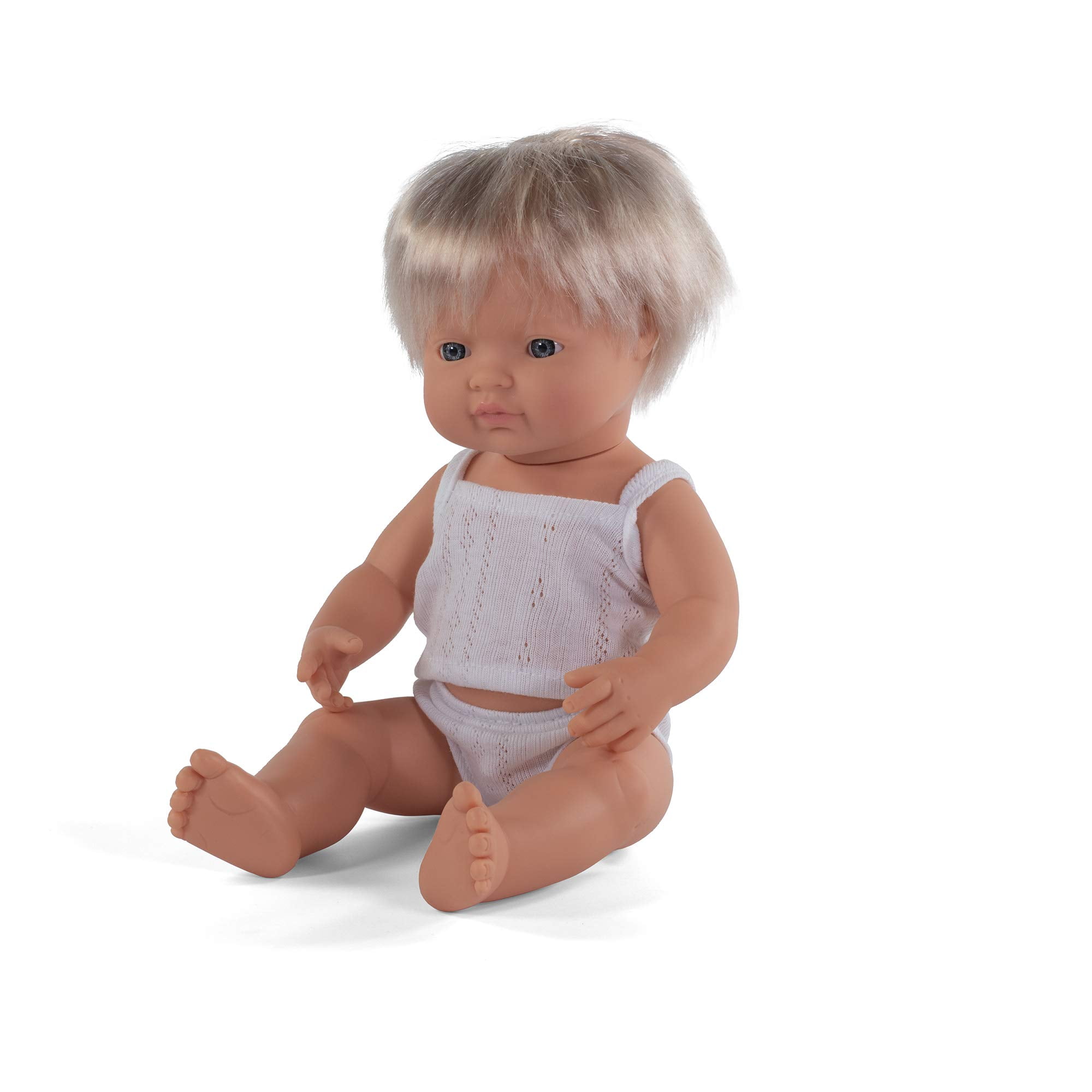 Click here for Ksmtoys Miniland Soft Body Blond Hair Baby Doll Bo... prices