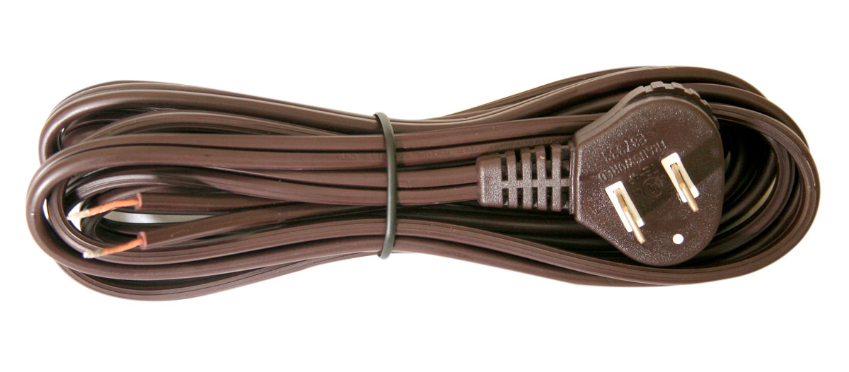 Royal Designs, Inc. Lamp Cord Molded Plug, Stripped Ends Ready for ...