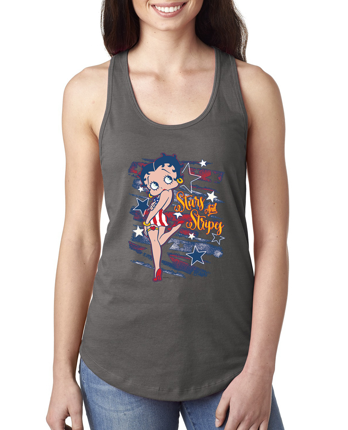 Wild Bobby, Stars and Stripes Betty Boop Patriotic Betty Boop Ladies ...