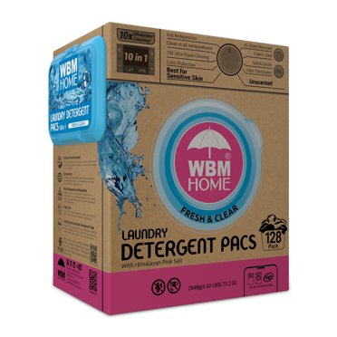 WBM 5-in-1 Laundry Detergent Pods, Lavender Scent, High Efficiency ...