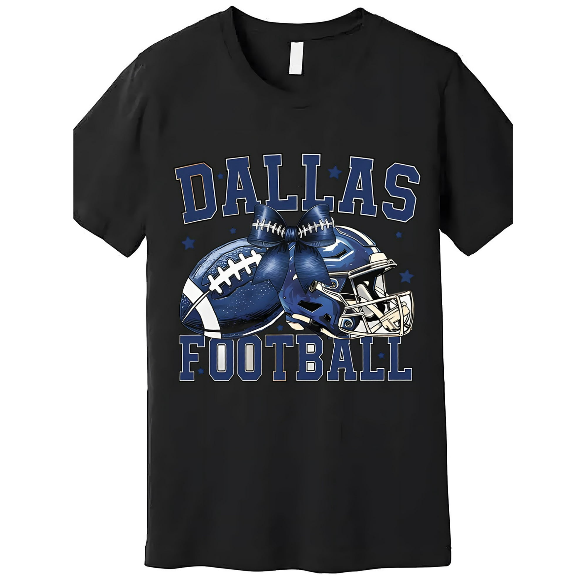 Click here for Generic Dallas Football-Inspired Cotton T-Shirt Fo... prices
