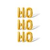 Letter Balloons - HO HO HO 16" Inch Alphabet Letters Foil Mylar Balloon ...