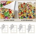 Colorful Tree Swag Curtain Valance for Window 2 Panels Vintage Nature ...