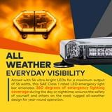 LAMPHUS NanoFlare NFMB56 17" 56W RED White LED Strobe Mini Light Bar ...