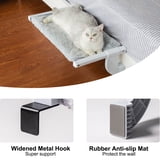 "Mewoofun Cat Window Sill Perch, Hammock Seat with Removable Covers, 20 ...